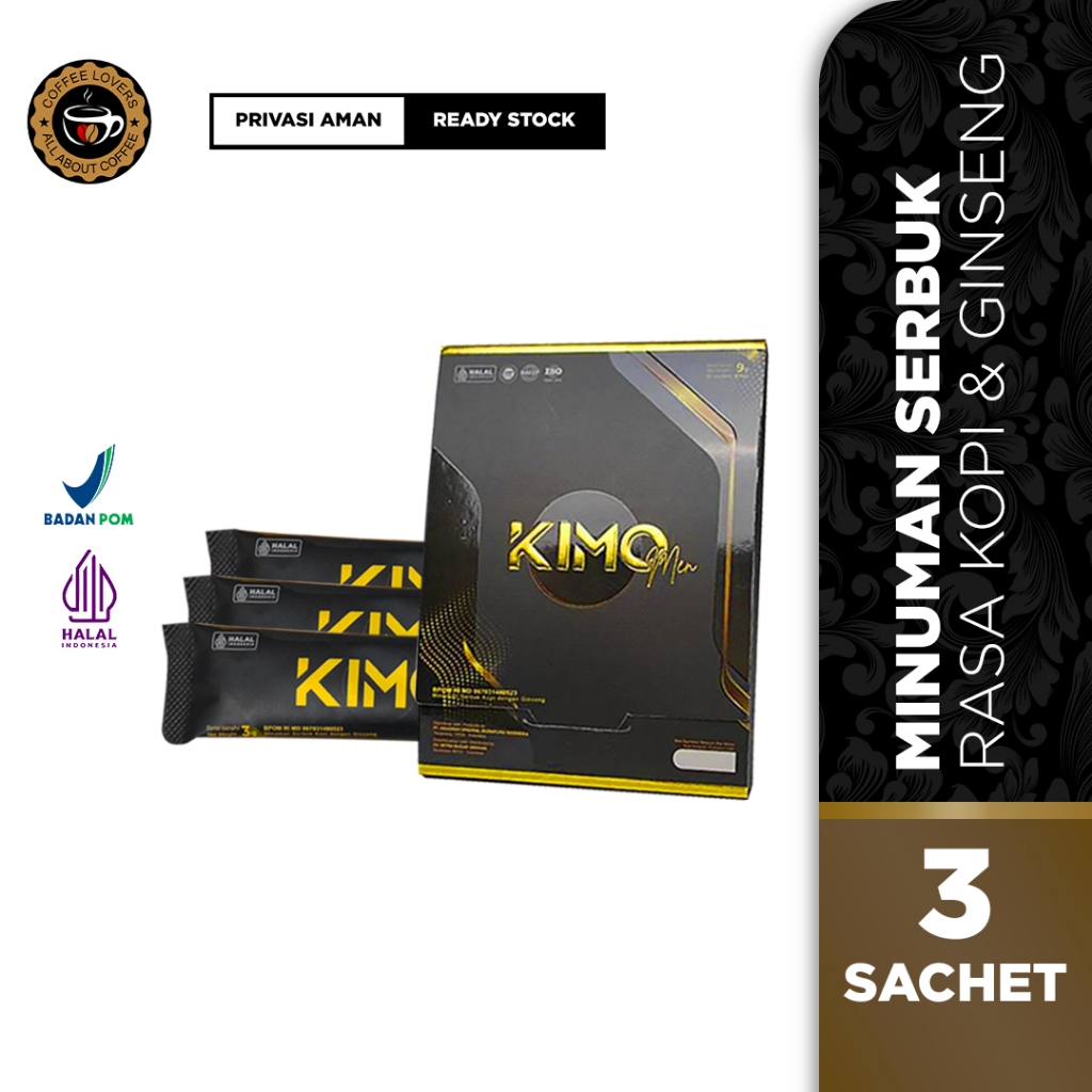 Jual (100% ORI) Kimo Ginseng 3 Sachet - Kimo Minuman Serbuk Obat Kuat Pria | Penambah Stamina ...