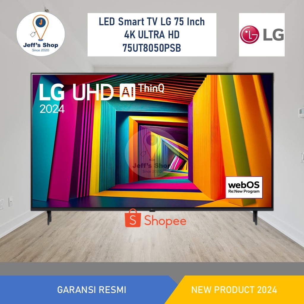 Jual LG LED Smart TV 75 Inch 4K UHD [NEW 2024] 75UT9050PSB | Shopee Indonesia