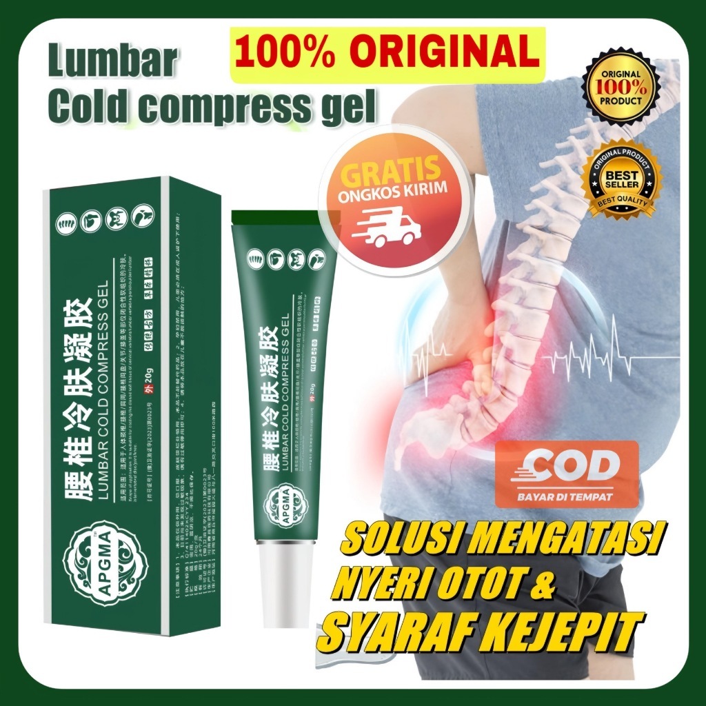 Jual [Original] Spine Cooling Gel Lumbar Cold Compress Gel Ori Salep ...