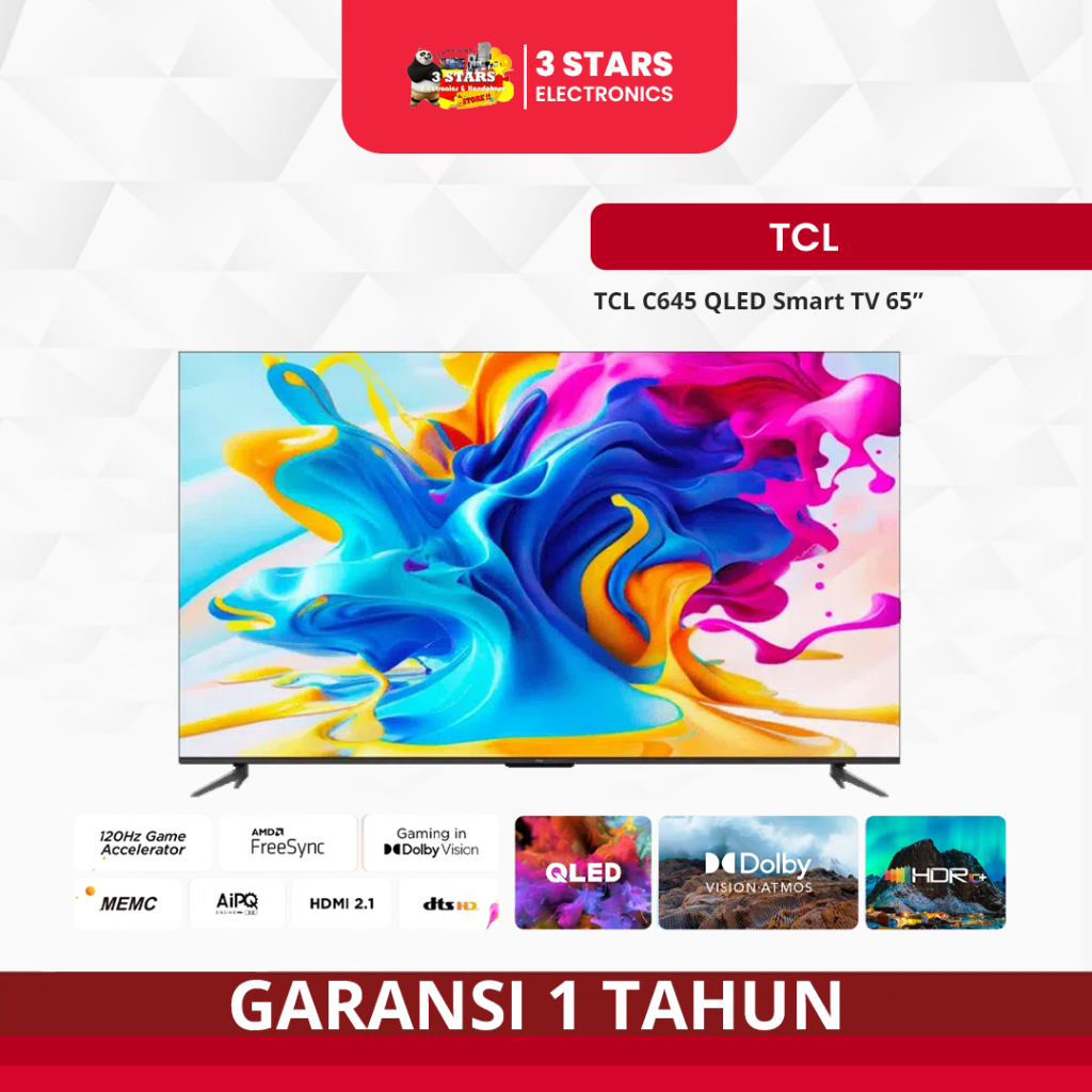 Jual TCL 65C645 QLED 4K UHD Smart Google TV w/ Dolby Vision & Atmos 65 ...