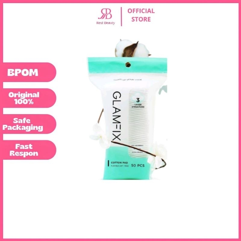 Jual GLAMFIX - Live Better Cotton Pads Kapas | Shopee Indonesia