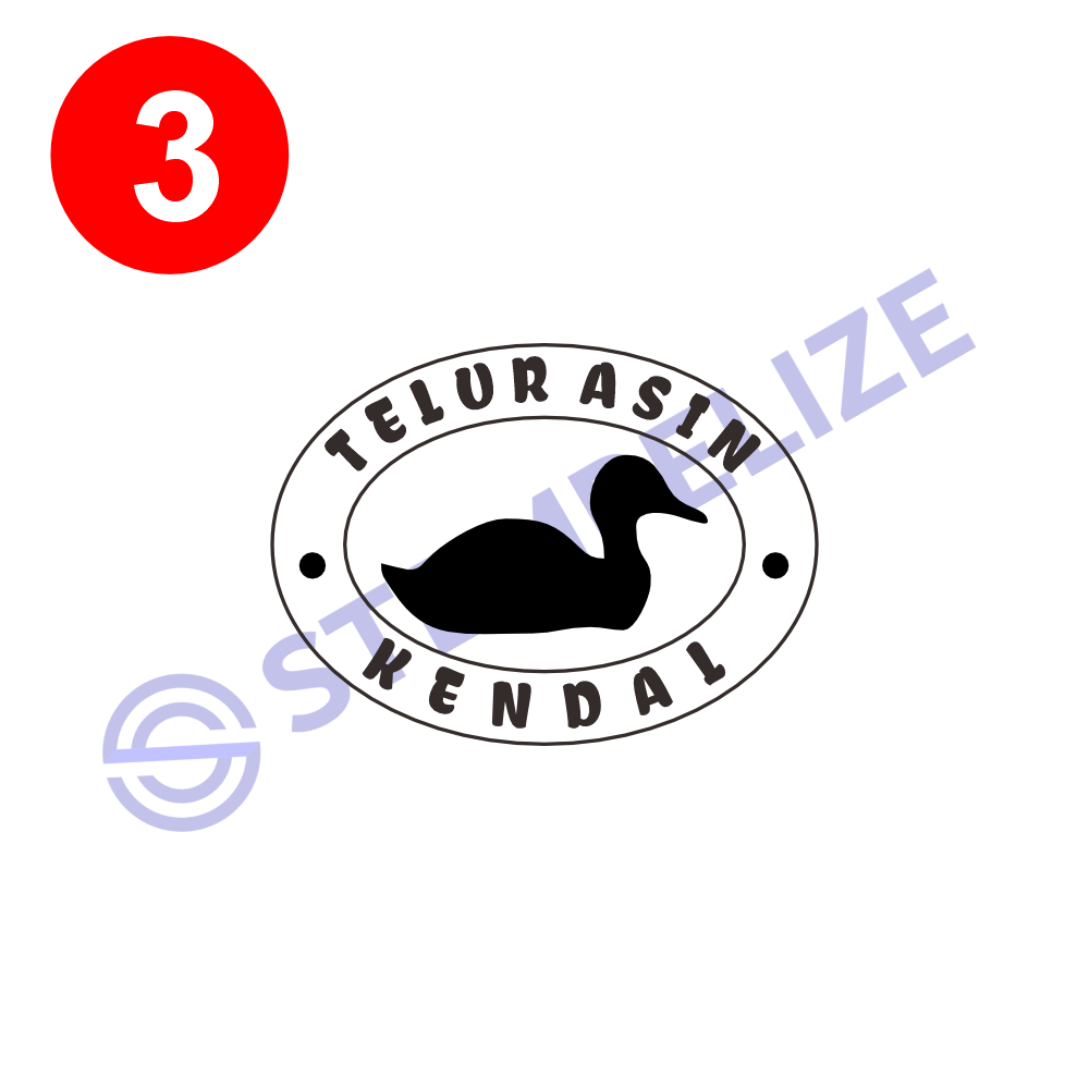 Jual Stempel Telur Asin Cekung Sudah + Tinta 1 Botol | Shopee Indonesia