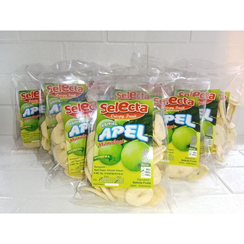 Jual Keripik Apel Super Selecta 100gr Kemasan Transparan Oleh Oleh Khas ...
