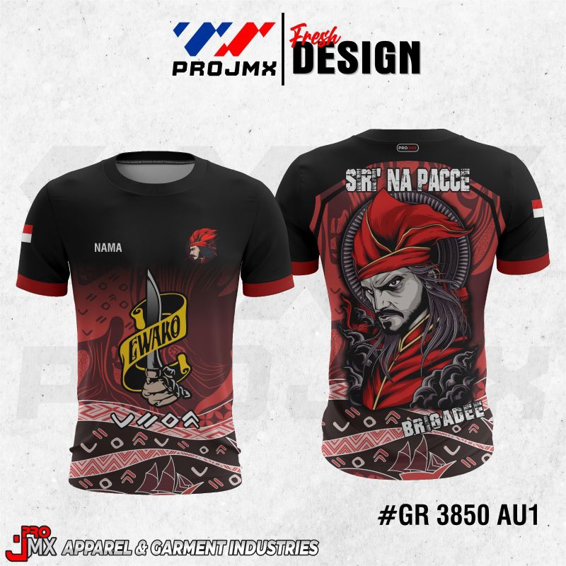 Jual PROJMX - KAOS JERSEY FULL PRINTING SULAWESI (BISA CUSTOM) | Shopee ...