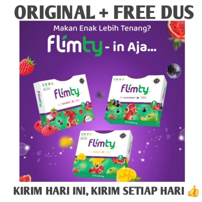 Jual Flimty Fiber (Fit Slim & Healthy) Pelangsing Alami Original, Halal ...