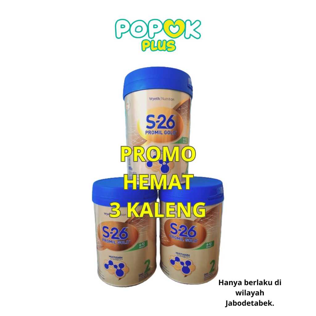 Jual S26 Promil/Procal Gold Tahap 1/2/3 900 Gram (3 Kaleng) | Shopee ...