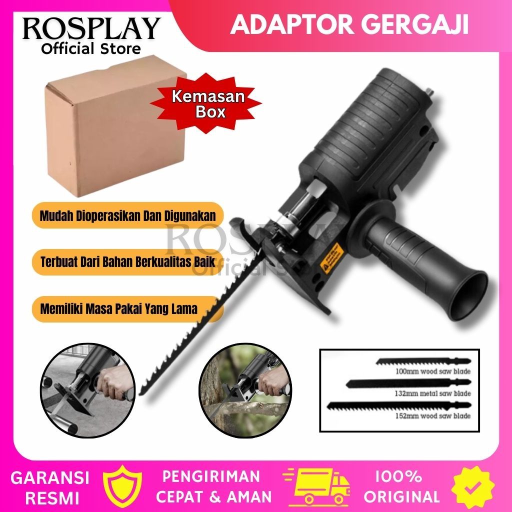 Jual Adapter Jigsaw Gergaji Mesin Adapter reciprocating Jigsaw mesin ...