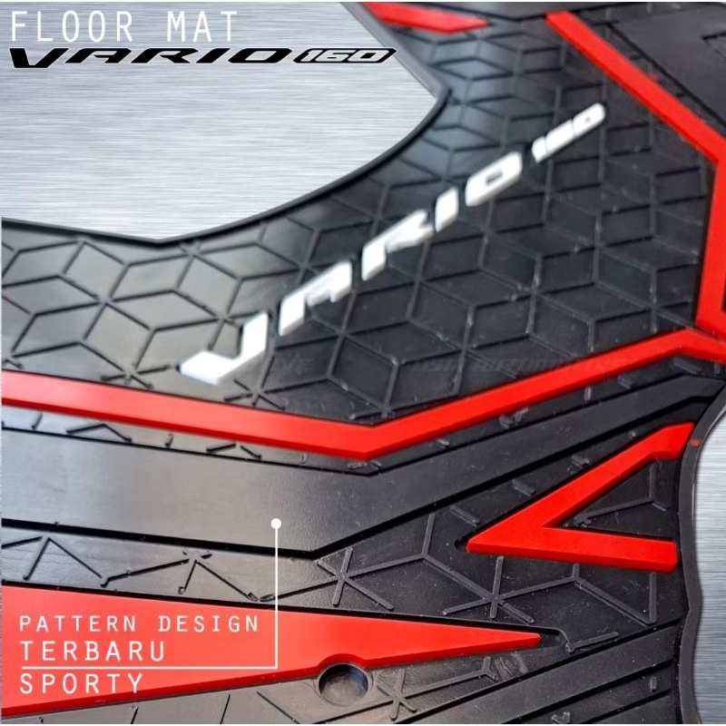 Jual ( J-NISSI ) KARPET MOTOR VARIO 160 ALAS KAKI KARET PREMIUM | Shopee Indonesia