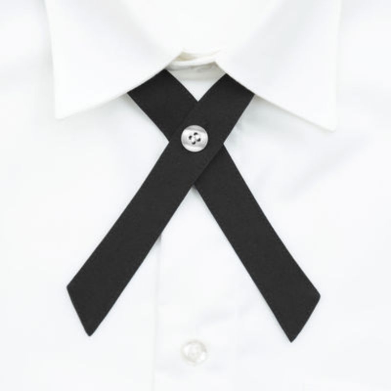Jual Dasi Kupu Kupu Silang Cross Kancing / Dasi seragam Karyawan ...