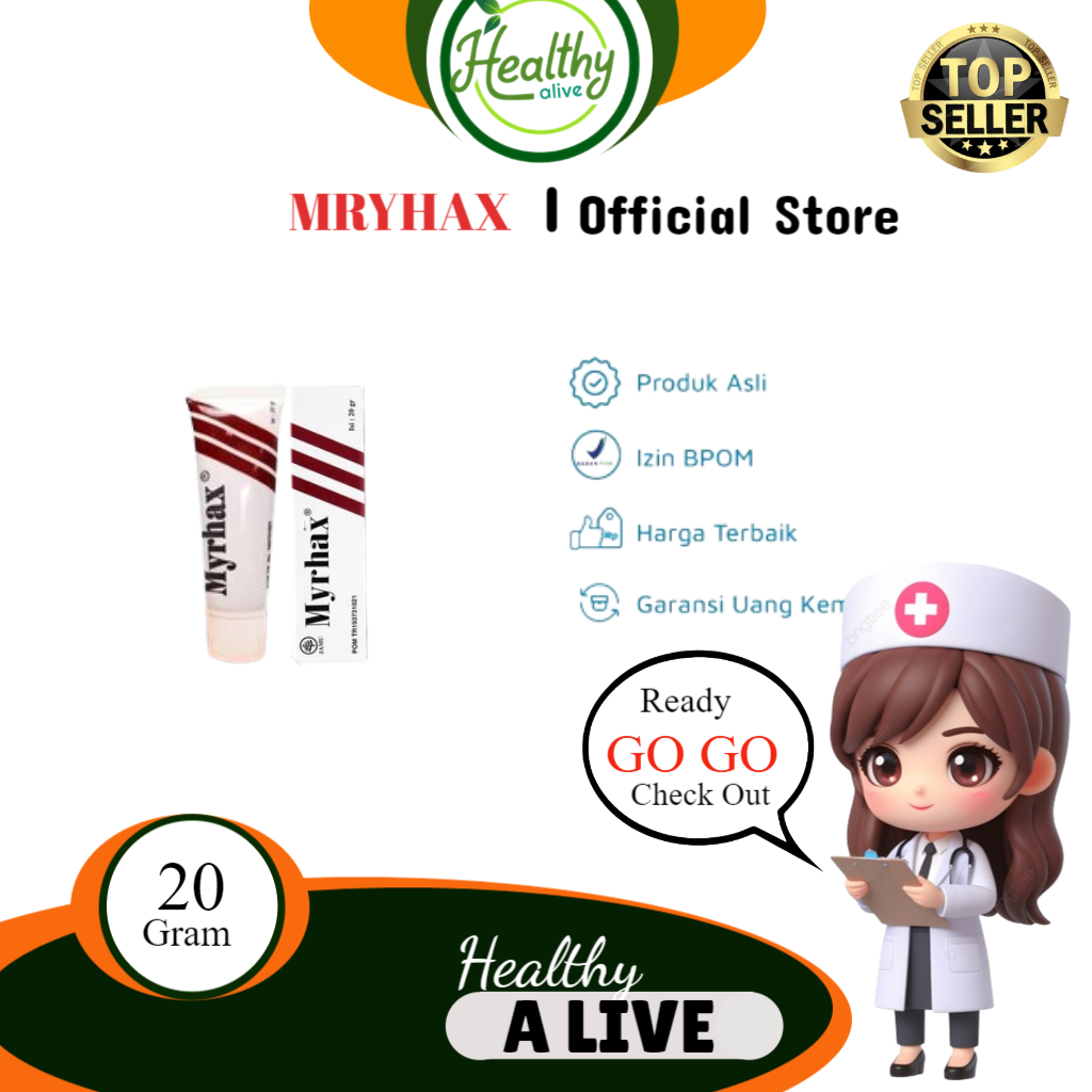 Jual obat luka diabetes obat luka bakar Koreng eksim Myrhax Salep Isi ...