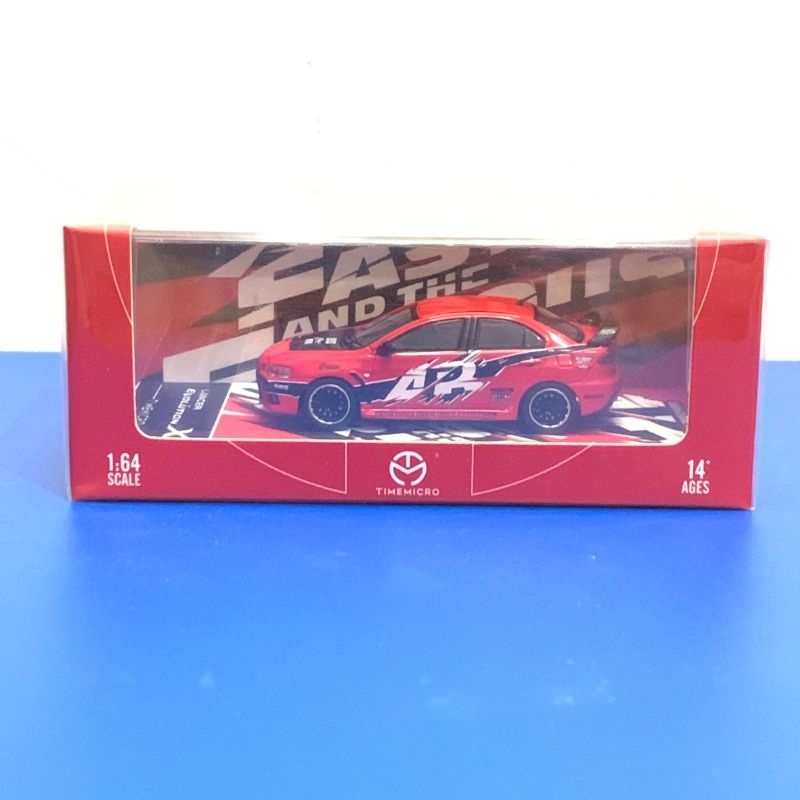 Jual Time micro 1/64 Lancer Evolution Fast and furious Red - Figure ...