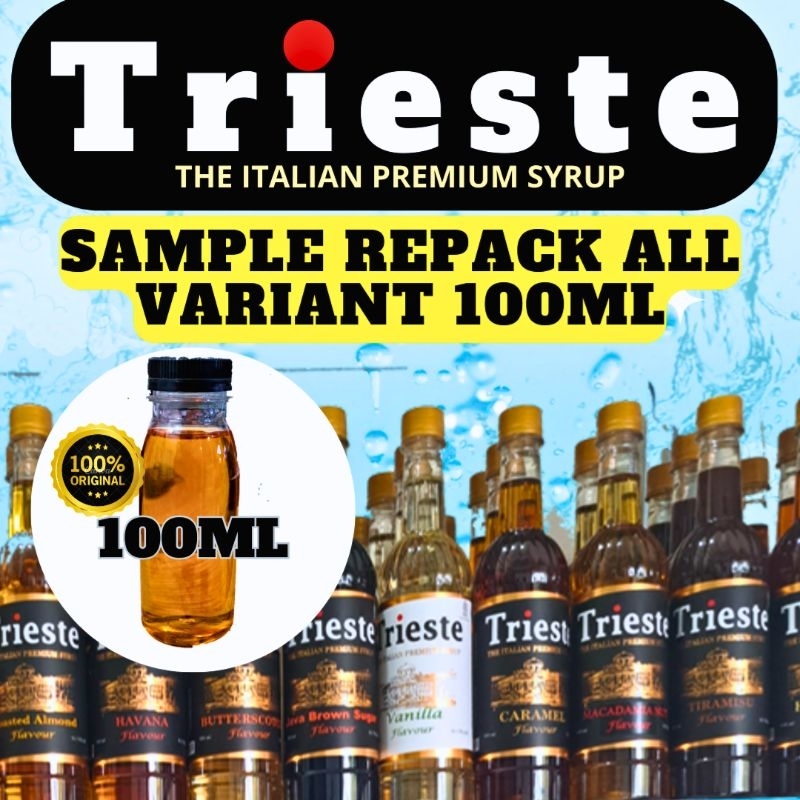 Jual Trieste Syrup Repack (Sample) 100ml 125gr | Shopee Indonesia