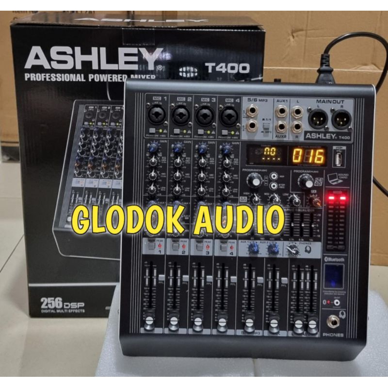 Jual Power Mixer Ashley T400 Original Power mixer 4 Channel | Shopee ...