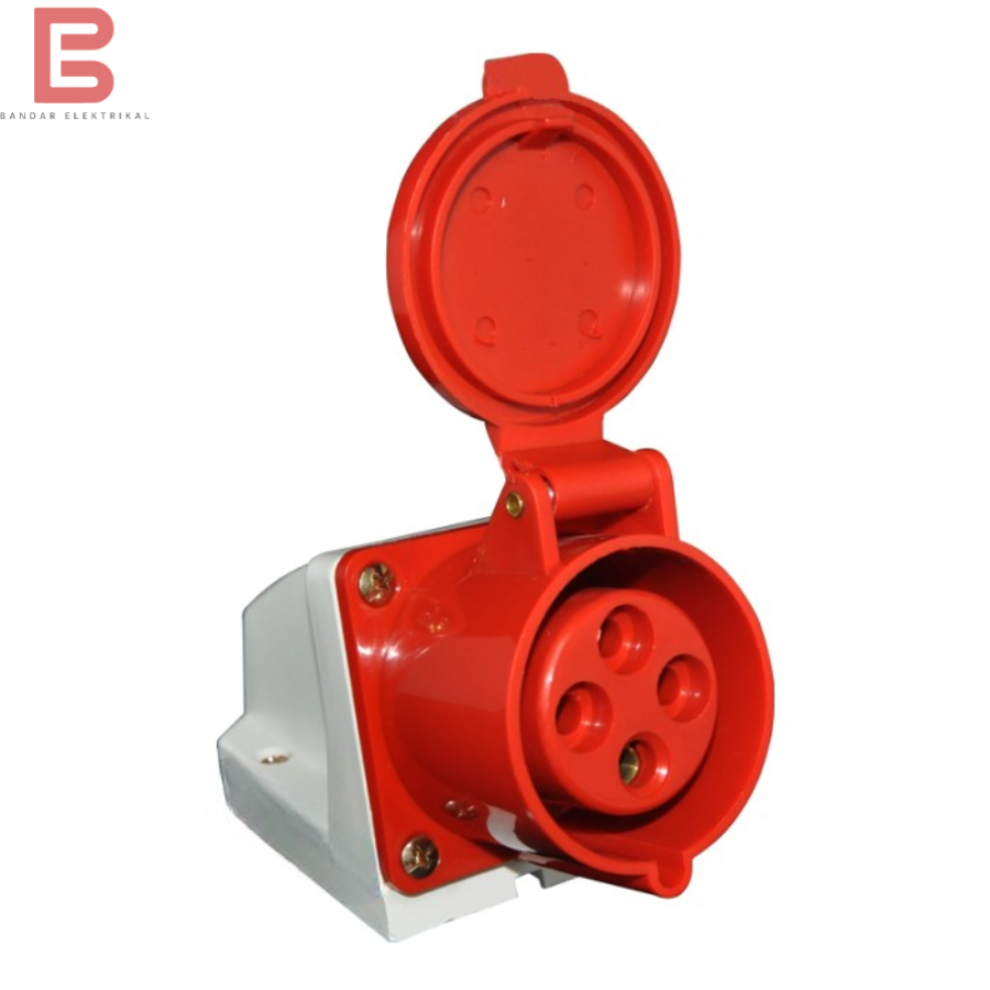 Jual Industrial Socket / Stop Kontak Genset 4 Pin 32A CEE 124 TAB | Shopee Indonesia