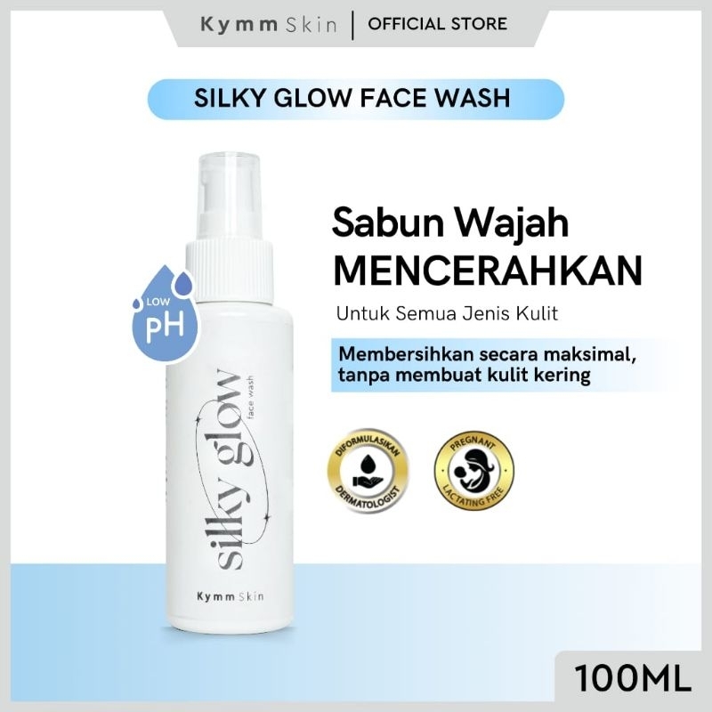 Jual KYMM SKIN SILKY GLOW FACE WASH 100 ml | Shopee Indonesia