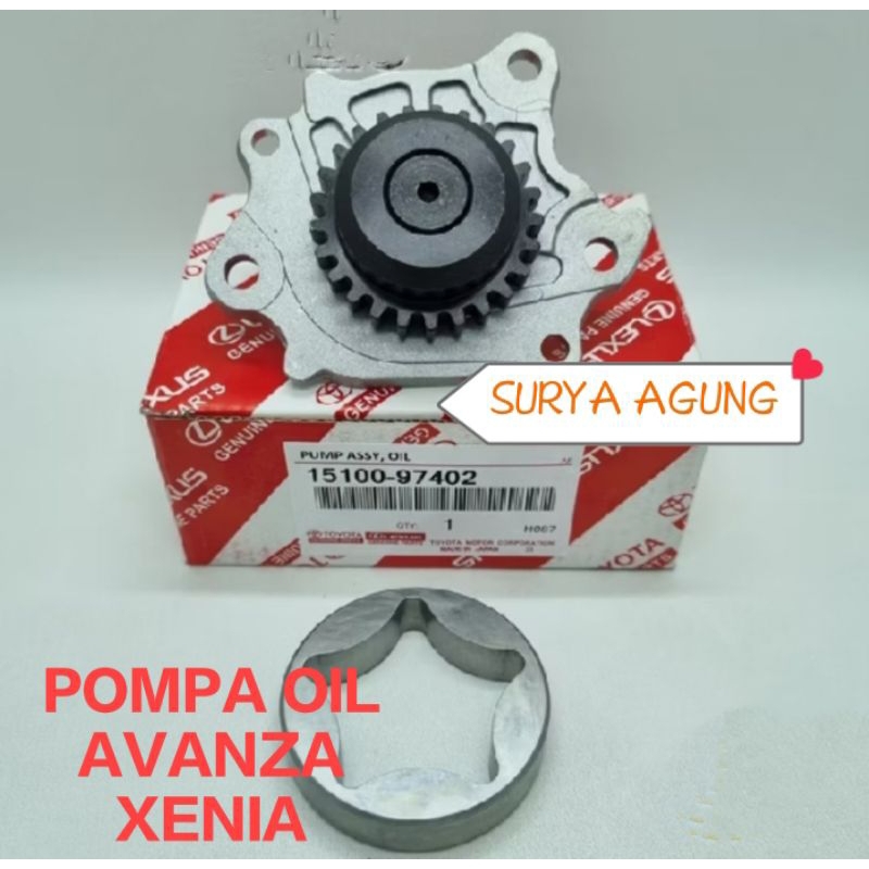 Jual POMPA OIL / OIL PUMP TOYOTA AVANZA XENIA 1300CC / GRANDMAX ...