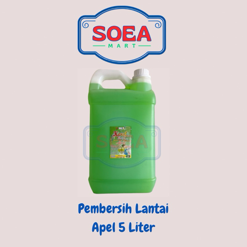 Jual Pembersih Lantai Apel liquid cair 5 Liter Jhon Karel | Shopee ...