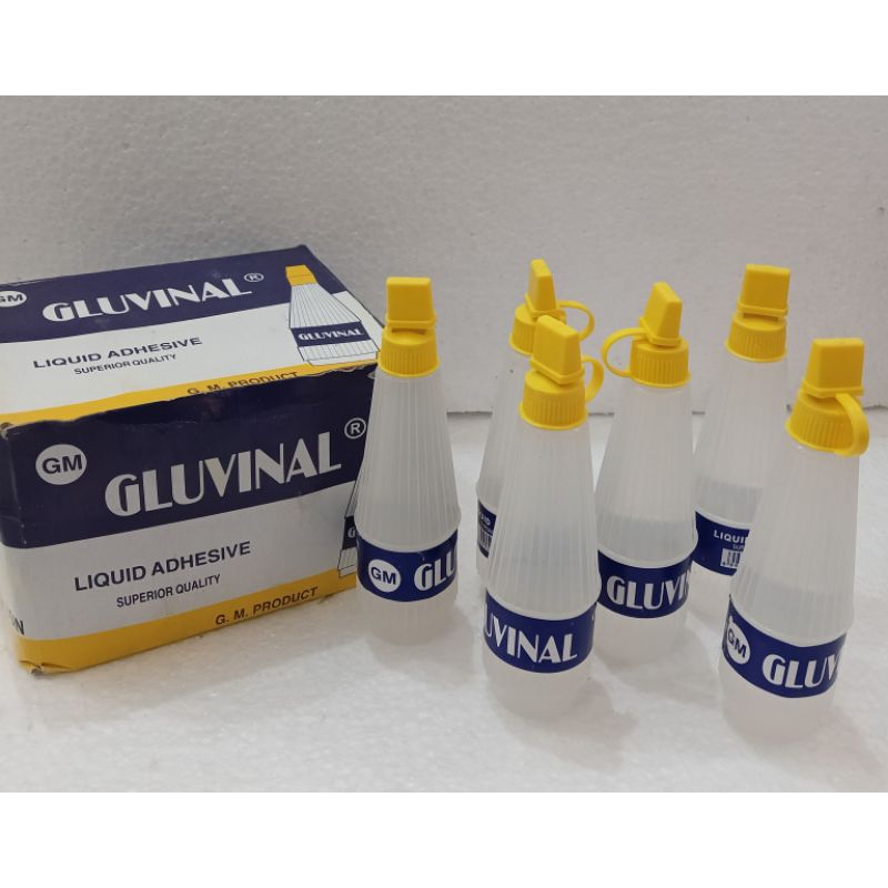 Jual Lem Gluvinal Liquid Adhesive Ukuran Tanggung 13,5 cm | Shopee ...