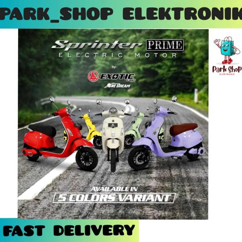 Jual Sprinter prime electric motor 1200watt / electric motor pacific ...