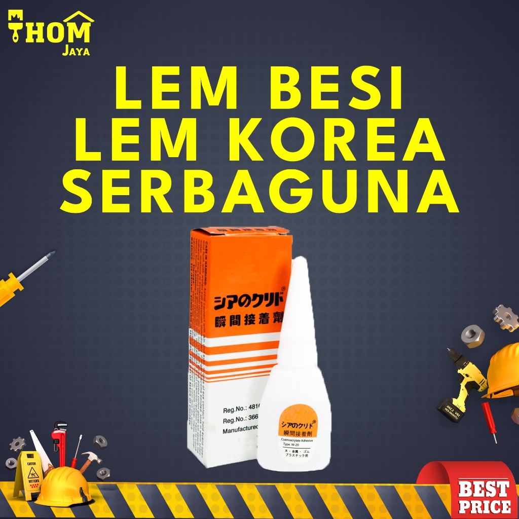 Jual LEM BESI / LEM KOREA / LEM SERBAGUNA / LEM TETES | Shopee Indonesia