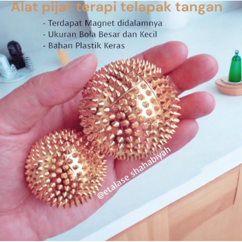 Jual Bola Magnet Terapi Telapak dan Jari Tangan Stroke Pijat Refleksi ...