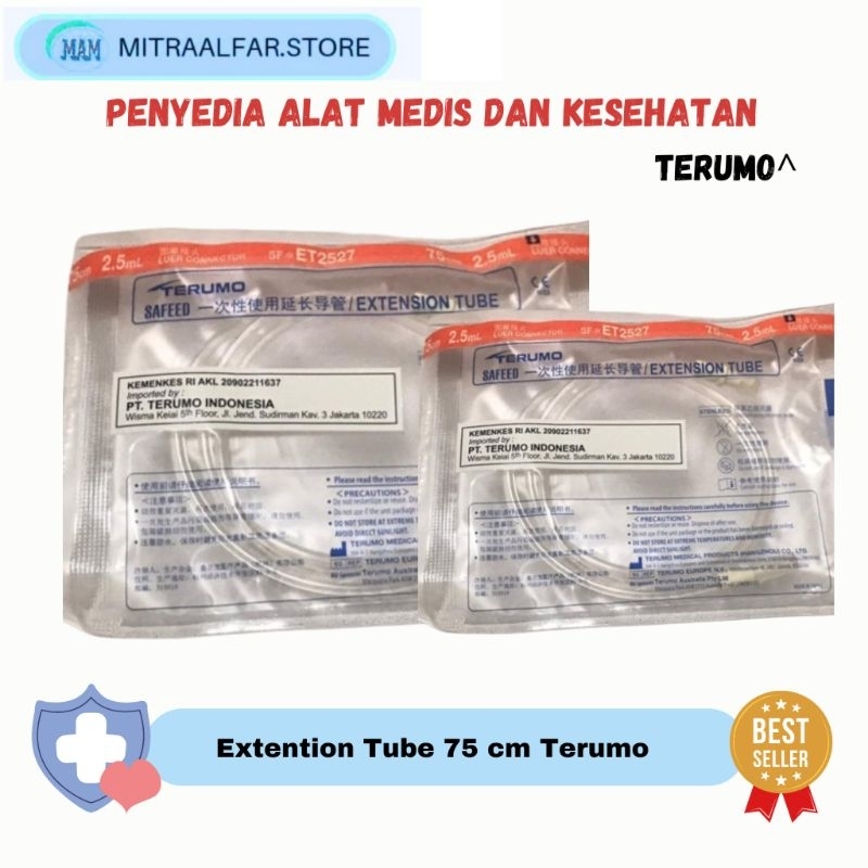 Jual Extension Tube Terumo 75cm 150cm Selang Penghubung Harga/Pcs ...