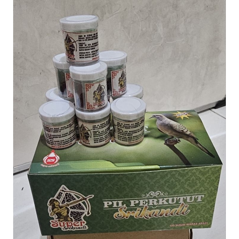 Jual Jamu Pil Perkutut Super Srikandi ( 10 botol ) | Shopee Indonesia