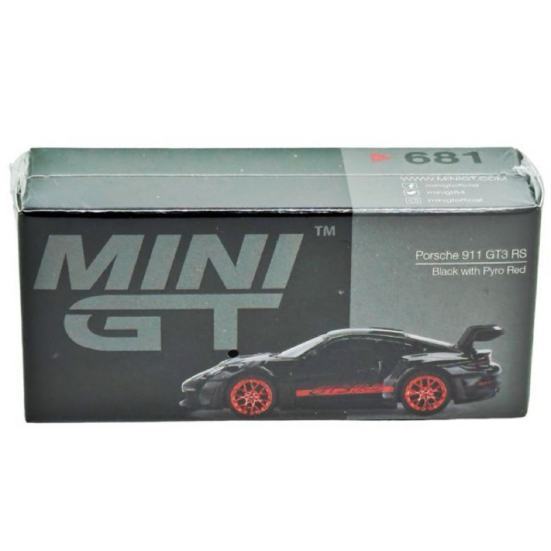 Jual Mini GT 64 Porsche 911 (992) GT3 RS Black w/ Pyro Red #681 ...