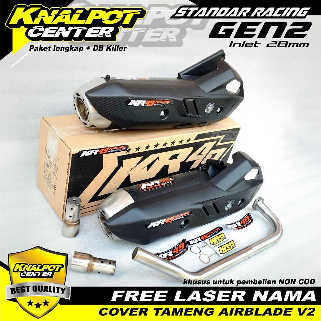 Jual Knalpot Standar Racing Tabung Vario Model GEN2 untuk Beat Scoopy ...