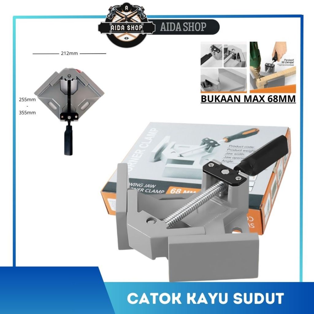 Jual Swing Jaw Corner Clamp Jumbo Catok Siku Sudut Premium Alat Jepit ...