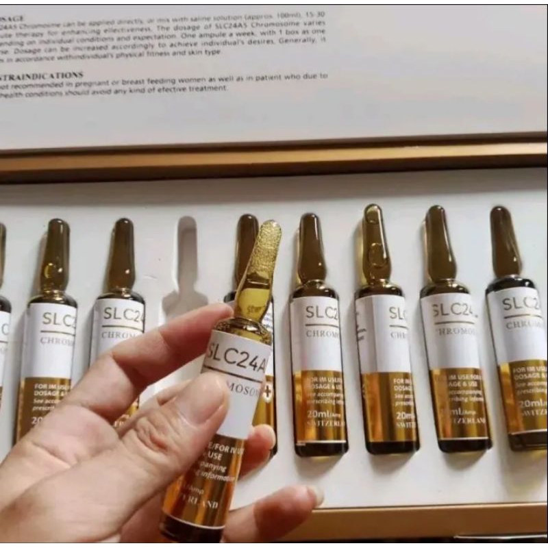 Jual slc chromosome gold 20ml eceran original | Shopee Indonesia
