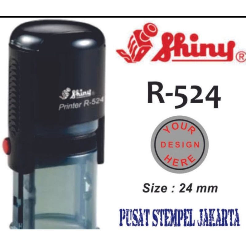 Jual Stempel Shiny R524 + (costum tulisan/design) | Shopee Indonesia
