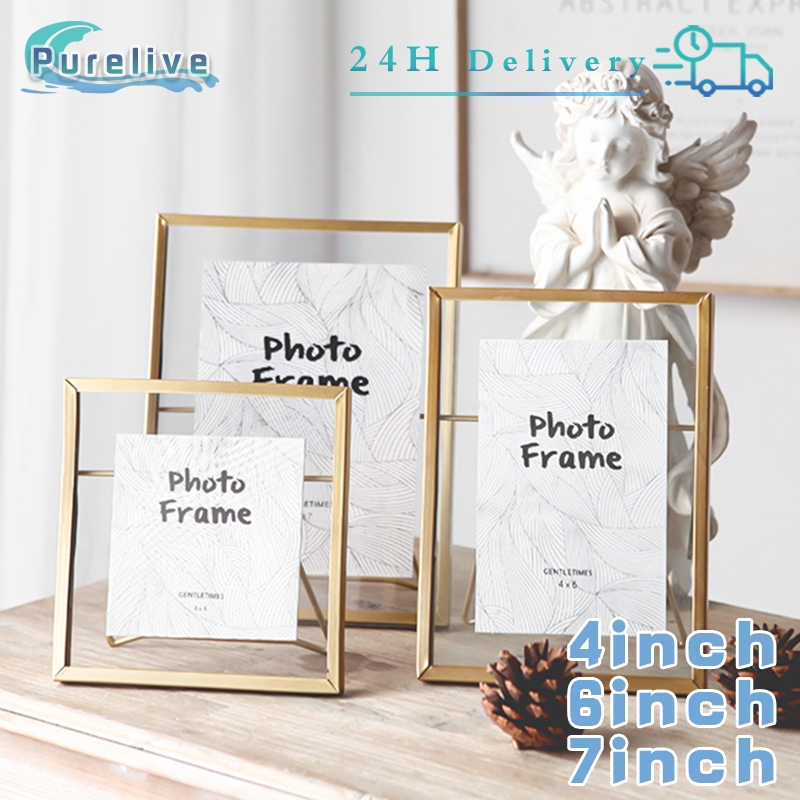 Jual Bingkai Foto Frame Bingkai Foto Gold Emas Frame Photo Pajangan ...