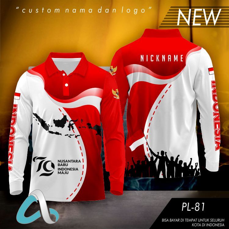 Jual Jersey Mancing Lengan Panjang Special Kemerdekaan- Jersey Mancing ...
