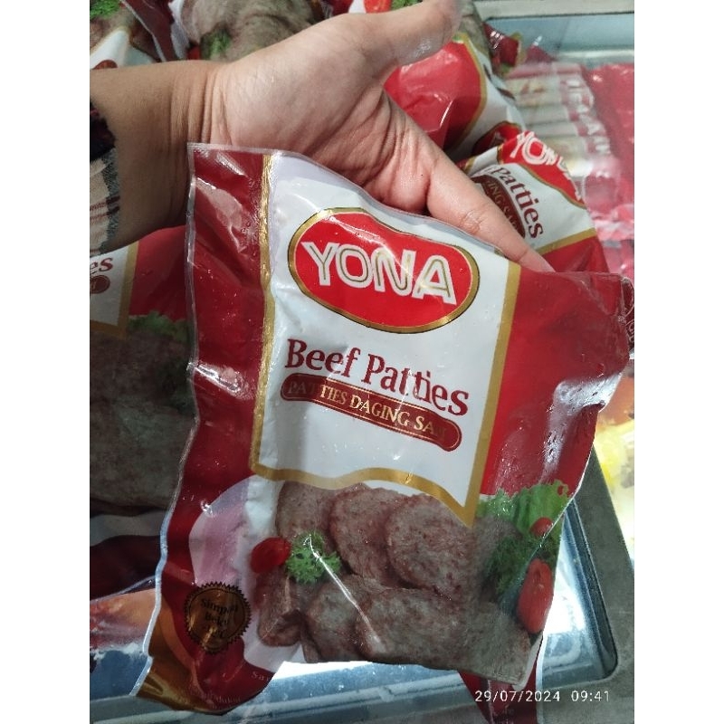 Jual YONA BEEF PATTIES PATTIE BURGER YONA 500GR | Shopee Indonesia