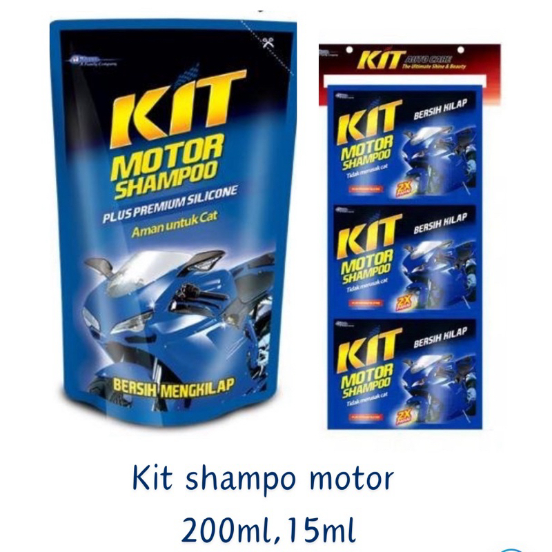 Jual KIT SHAMPO MOTOR POUCH 200ml DAN RENCENG | Shopee Indonesia