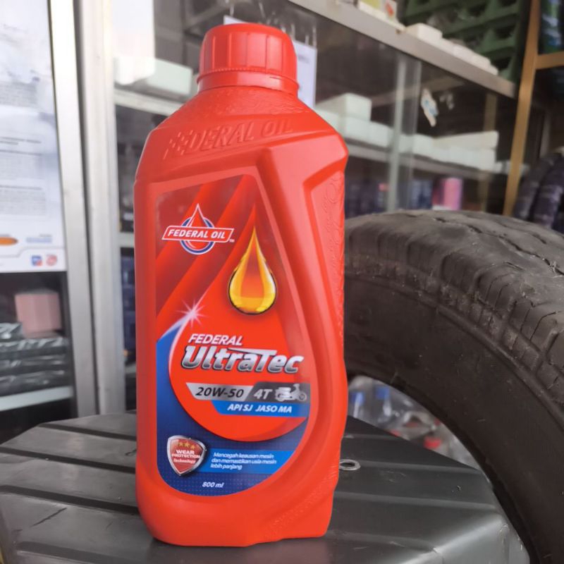 Jual OLI FEDERAL ULTRATEC/FEDERAL MERAH KEMASAN 800 ML SAE 20W-50 UNTUK ...