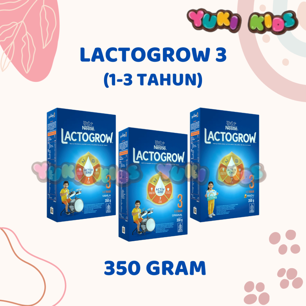 Jual Lactogrow 3 350gr (1-3 Tahun) | Shopee Indonesia