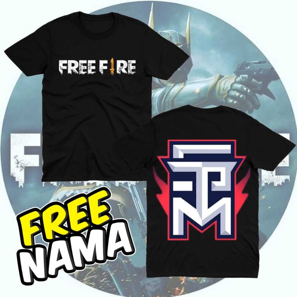 Jual (BISA COD) KAOS BAJU ANAK FF FREE FIRE TEAM STM TSHIRT ANAK GAME ...