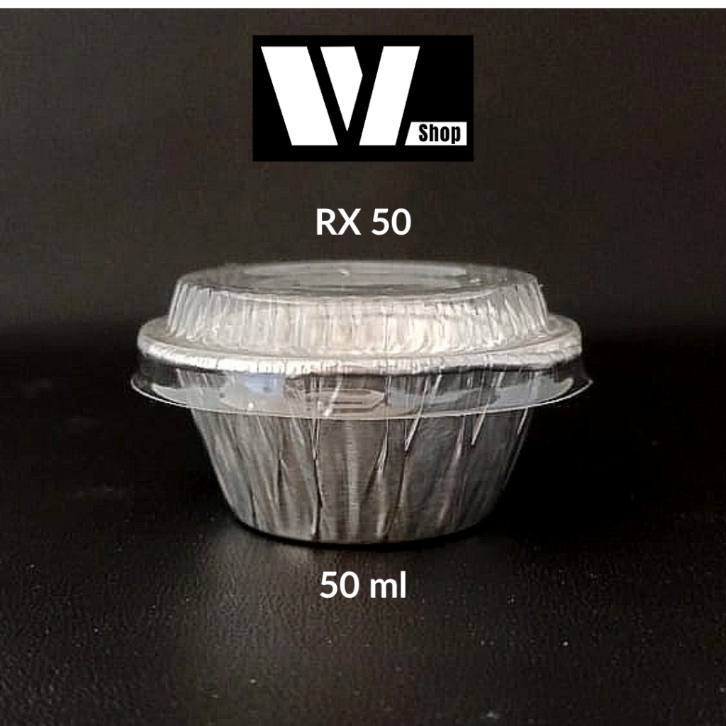 Jual RX-50 Aluminium Tray Bulat 50ml / RX50 Alumunium Foil Cup 50 ml / Alu Tray Bulet Kecil ...
