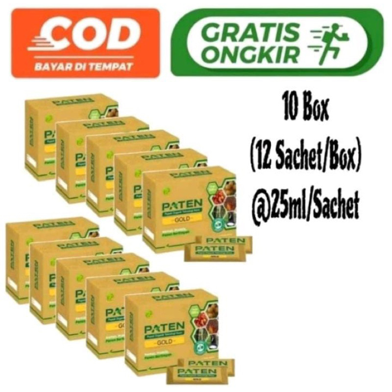 Jual PUPUK PATEN GOLD 10 BOX ( 12 saset x 1 box ) | Shopee Indonesia