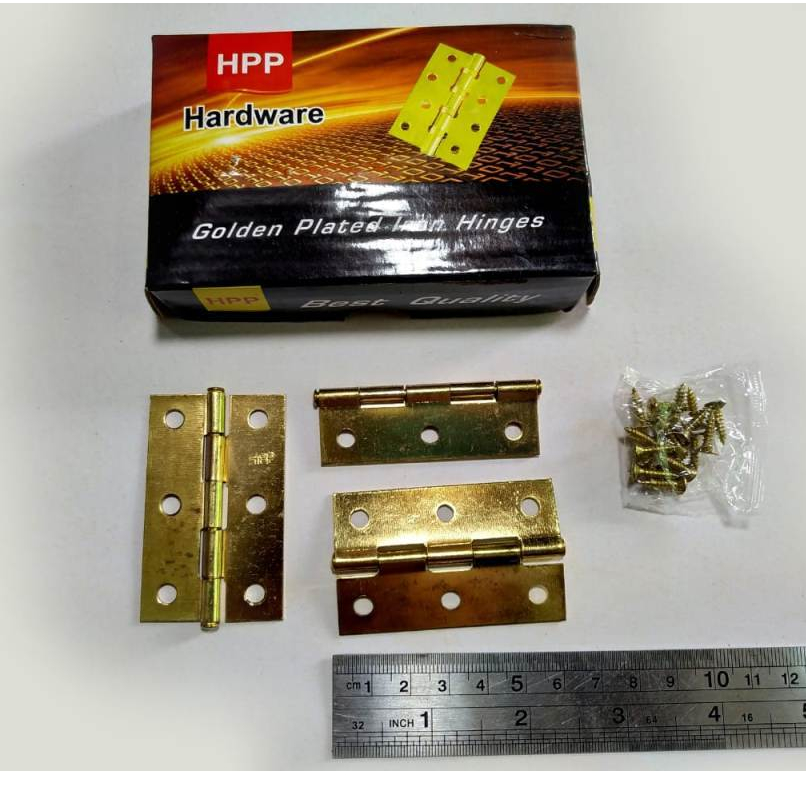 Jual ENGSEL BERKUALITAS TIPIS STAINLESS 2.5" GOLD / ENGSEL HINGE/ENGSEL ...