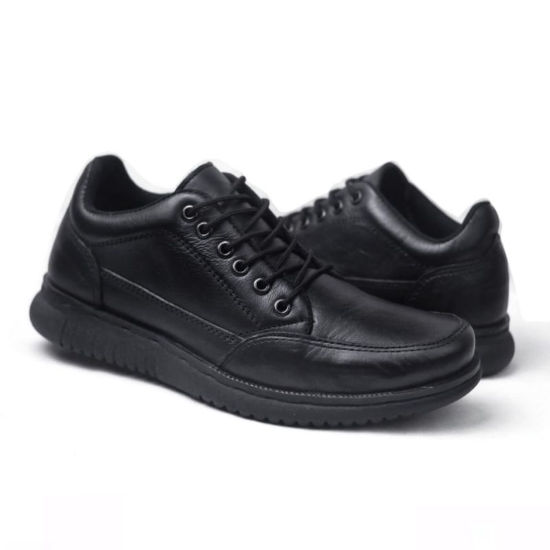 Jual Sepatu Formal Kulit Asli Pantofel Hitam Kerja Kantor Pria Pantofel ...