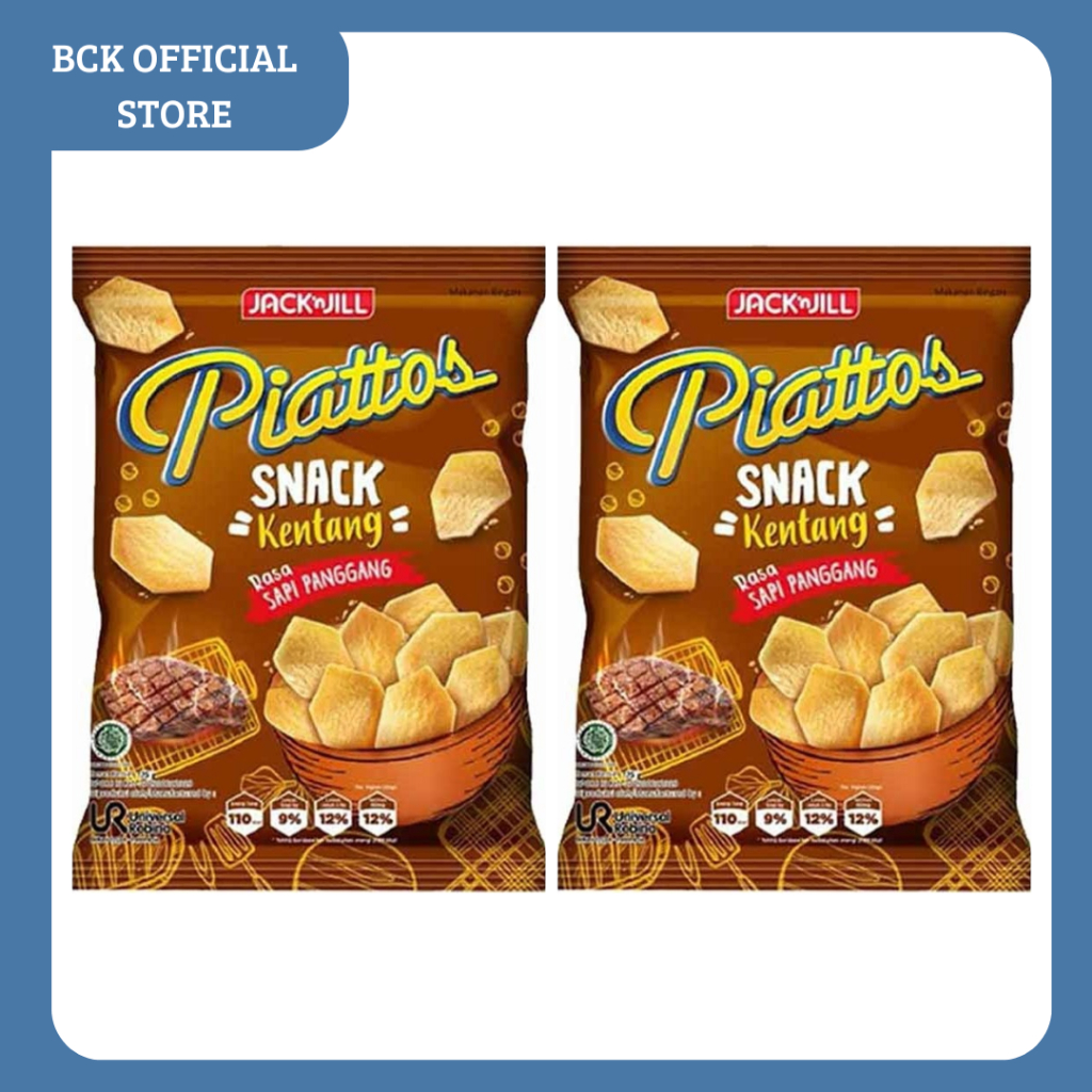 Jual PIATTOS Sapi Panggang Snack Kentang 70gr (pcs) | Shopee Indonesia