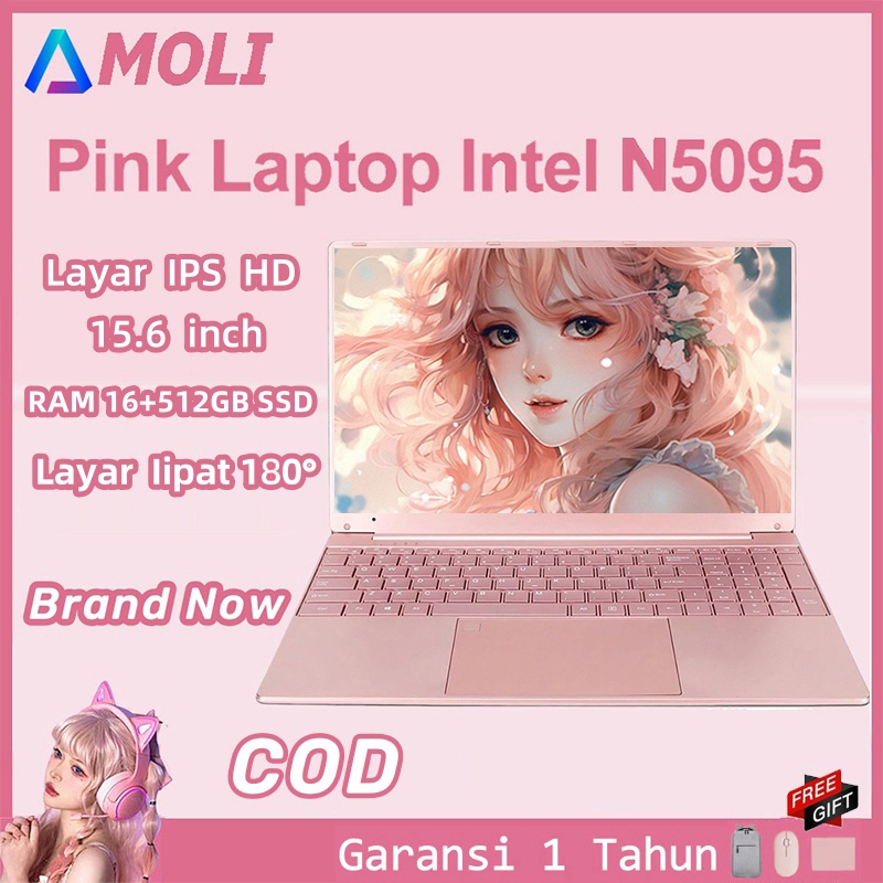 Jual (Amoli + Garansi) Laptop 2024 Intel N5095 Windows 10/11 16G+512GB ...
