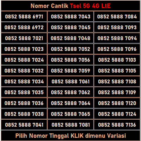 Jual Kartu Perdana Tsel Nomor Cantik Pilihan 888 | Shopee Indonesia