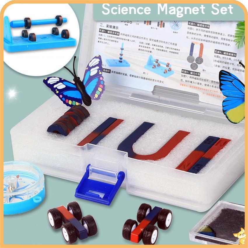 Jual 34pcs/set Science Magnet Mainan Edukasi Komplit Praktek Magnet U ...
