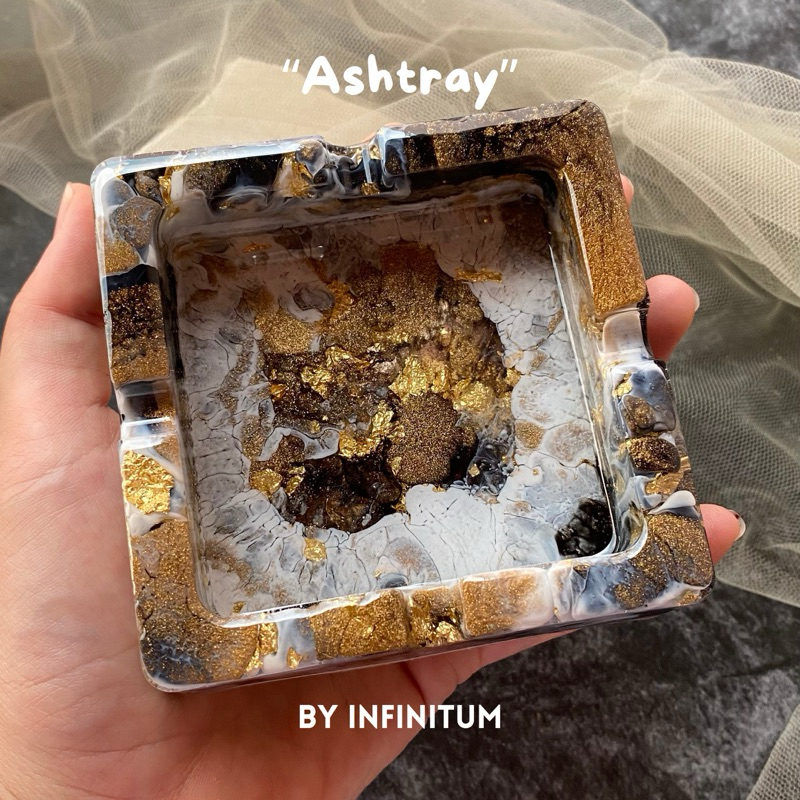 Jual RESIN Ashtray | Resin Asbak Tempat Rokok | Handmade Asbak | Shopee ...