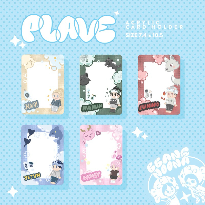 Jual [READY] Bbang!noona PLAVE Acrylic Photocard Holder (2 sided ...