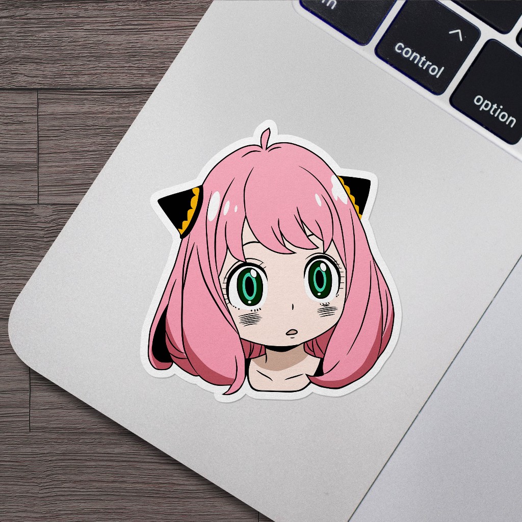 Jual STIKER LAPTOP ANYA FORGER GOJO SATORU ANIME STICKER VYNL INTIP SPY ...